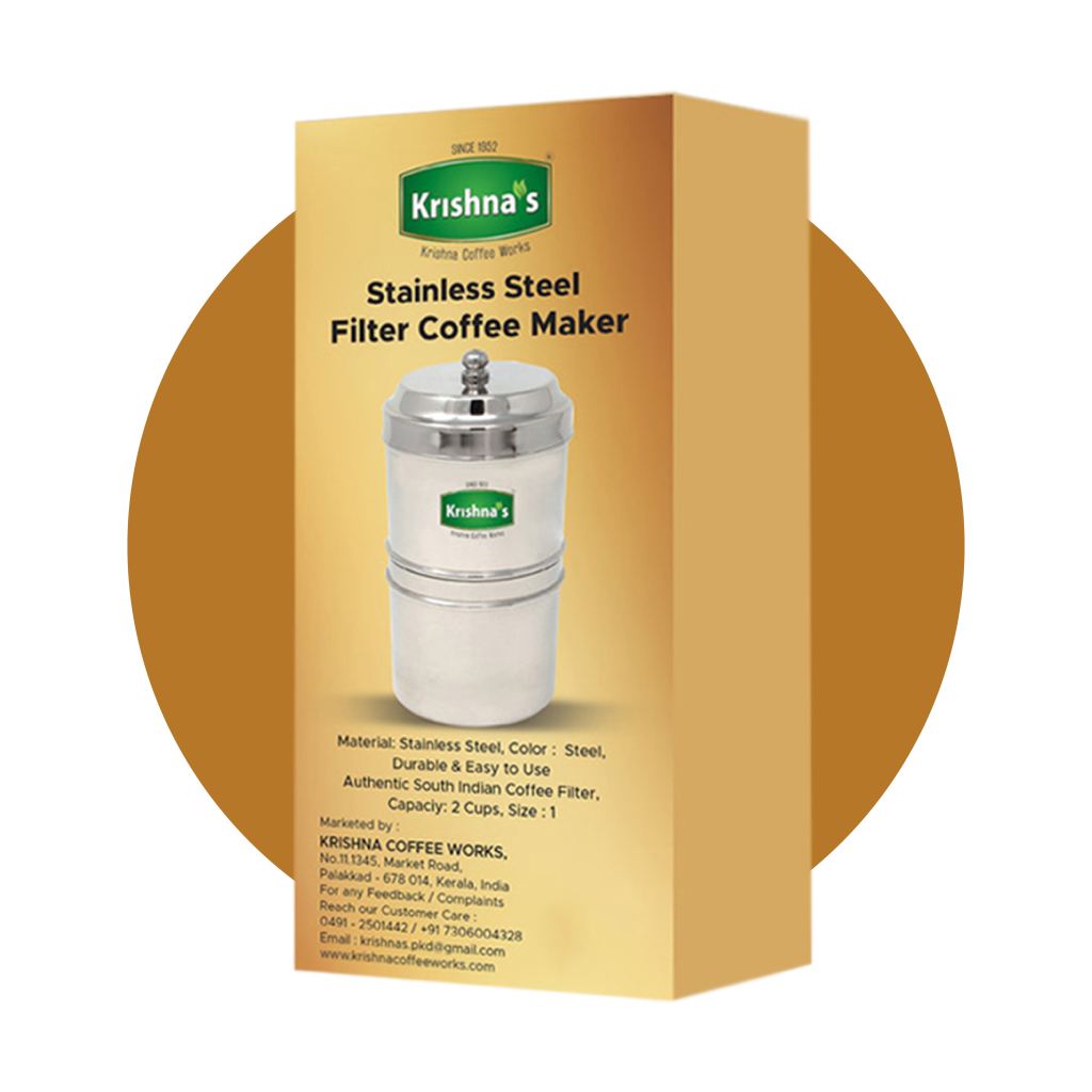 STAINLESS STEEL FILTER MAKER – Krishna Coffee